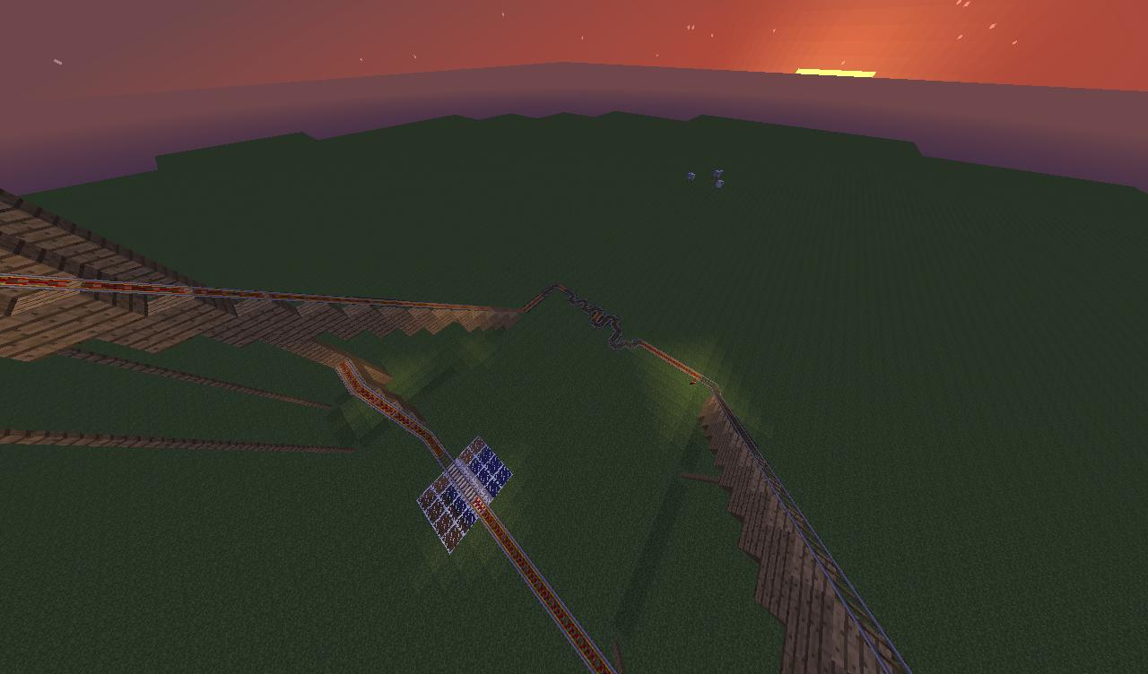 Roller Coaster Minecraft Map