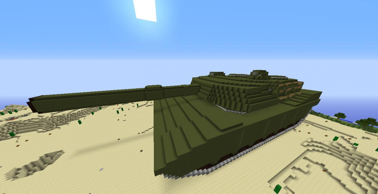 M1A2 Abrams Tank Minecraft Map