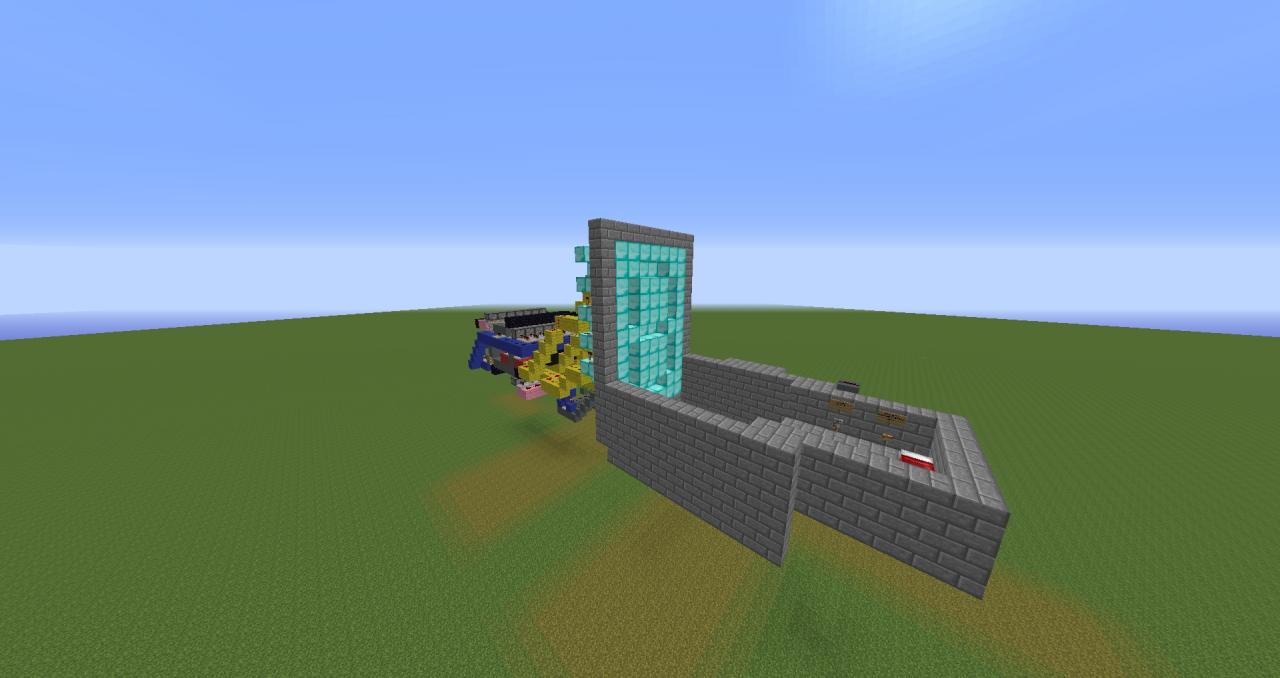 7 Segment Automatic Display Changing Digits 0-9 Minecraft Map