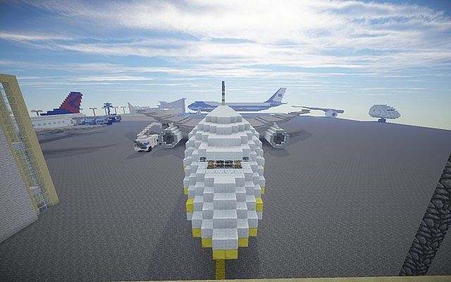 Boeing 787-8 Minecraft Map