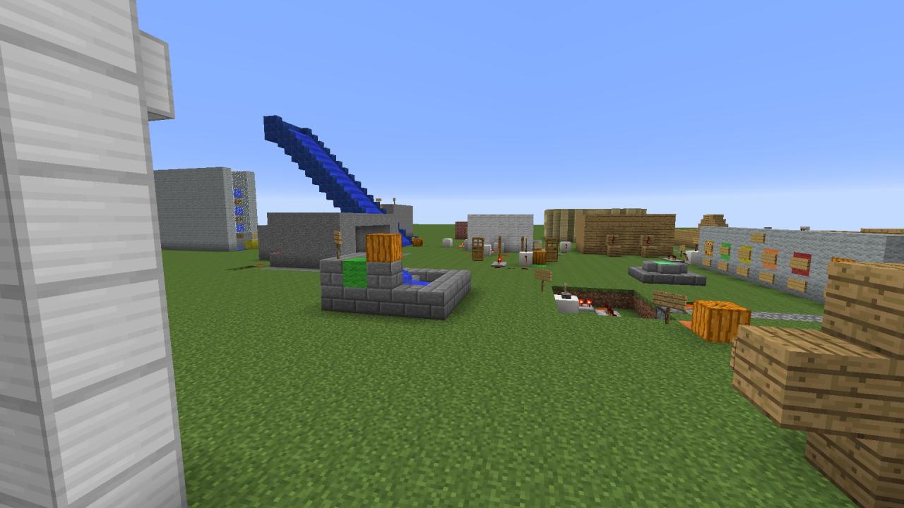 test 3: A world with redstone experiments! Minecraft Map