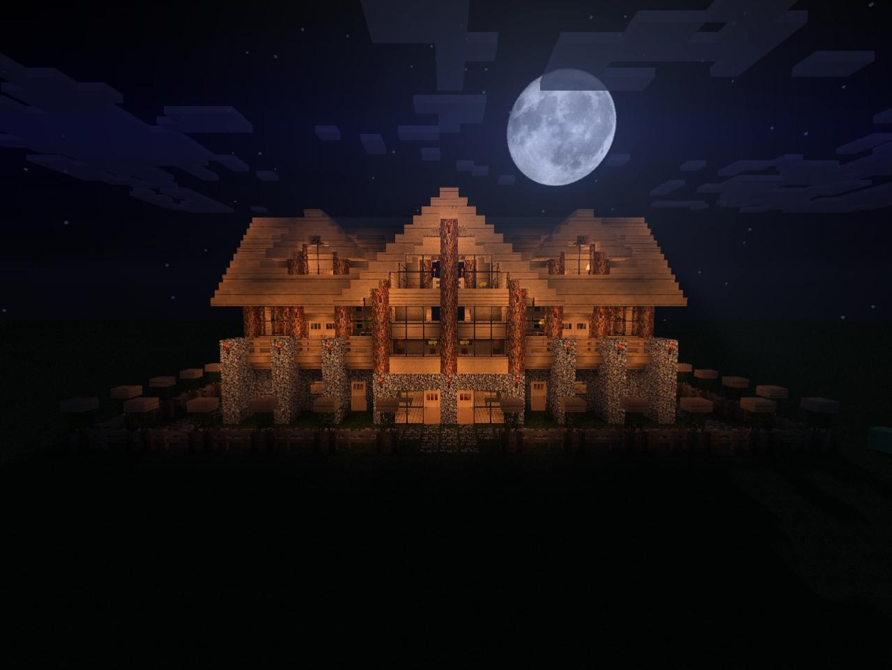 Wooden Modern House 3 + Mods (Jimmy Furniture Mod and Furnitute Mod ...