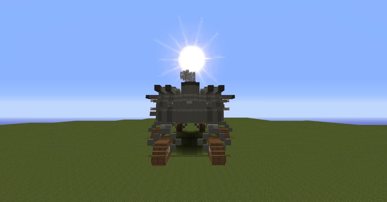 Medium Steampunk Tank Minecraft Map