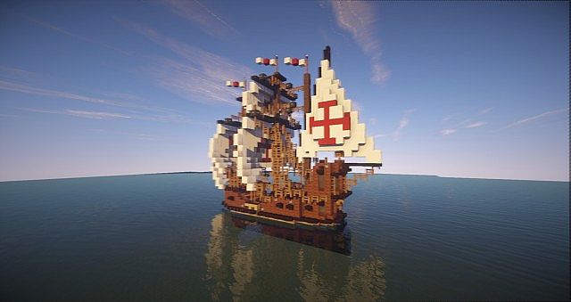 Santa Maria 1492 Christopher Columbus Minecraft Map