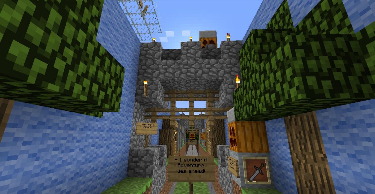 The Linear Adventure (fixed link) Minecraft Map