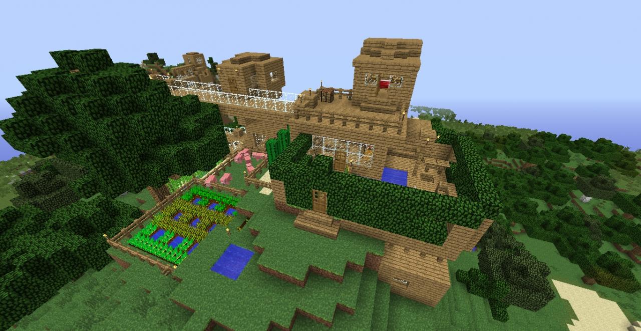 Cliff-side Villa (Old version) Minecraft Map