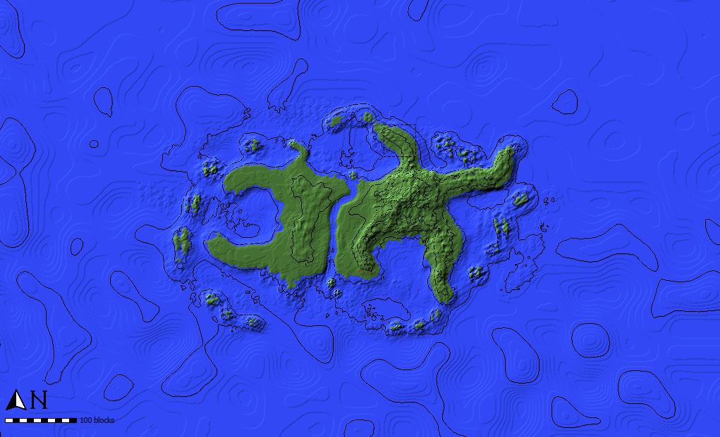 Custom Terrain: "New Pixel" Minecraft Map