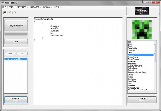 NBT Helper Minecraft Mod