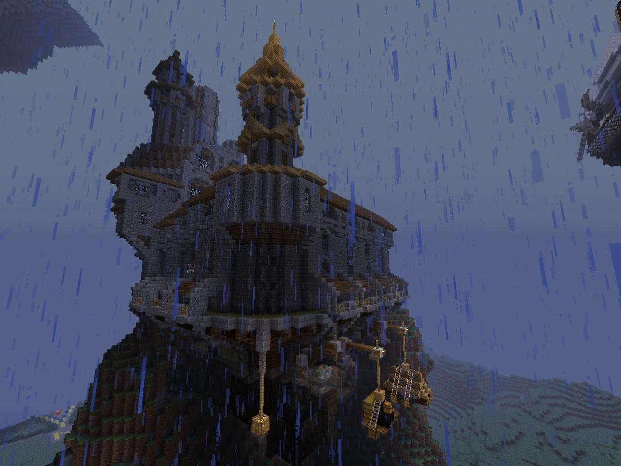 The Spire (medieval mountain castle) Minecraft Map