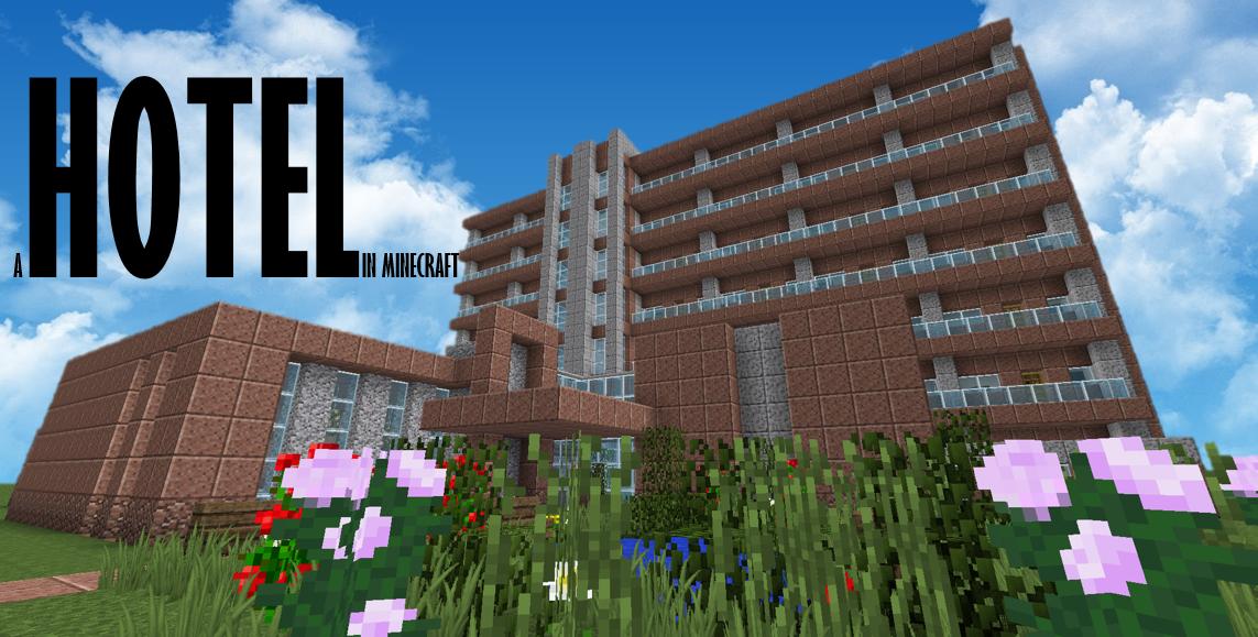 A Hotel in Minecraft - with Spa Minecraft Map