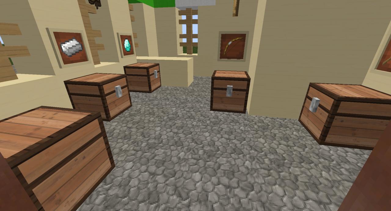 Medieval Town Square/Market Minecraft Map