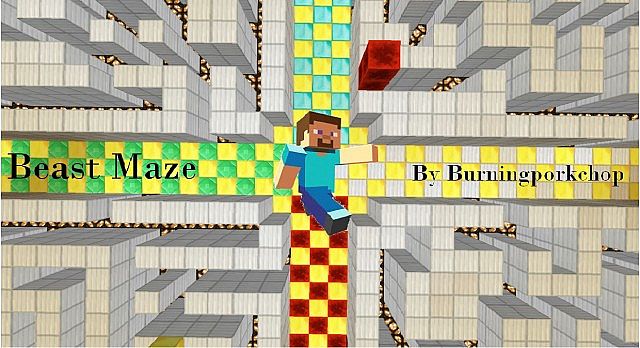 Beast Maze (A Minecraft Minigame) Minecraft Map