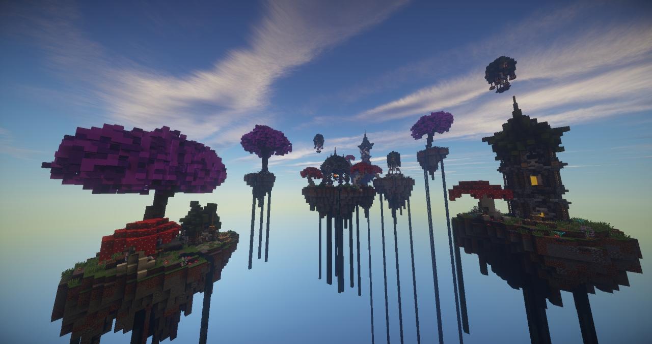 The Floating Village of Eldar Minecraft Map