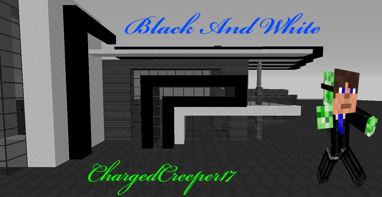 Black And White Minecraft Map