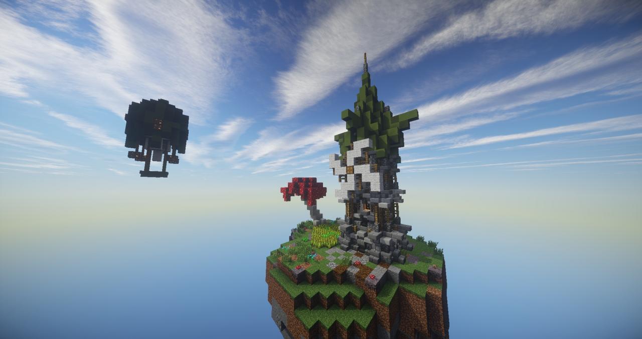 The Floating Village of Eldar Minecraft Map