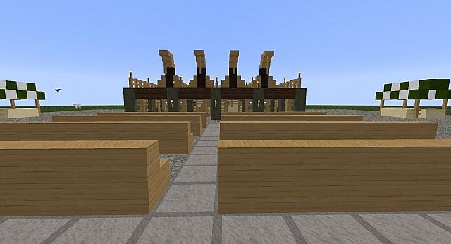 Medieval Town Square/Market Minecraft Project