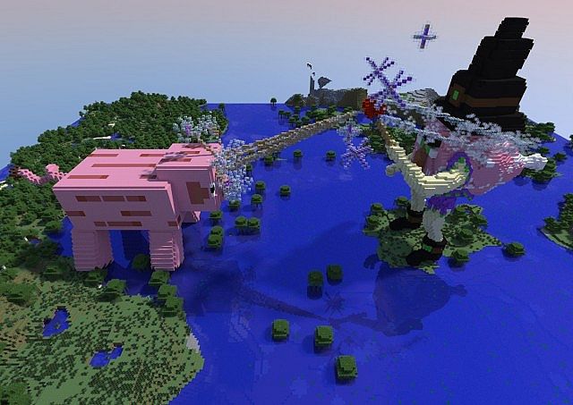 HamSandWitch 1/3 Ham 1/3 Sand 100% Evil Minecraft Map