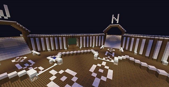 Spruce & Quartz Spawn Minecraft Map