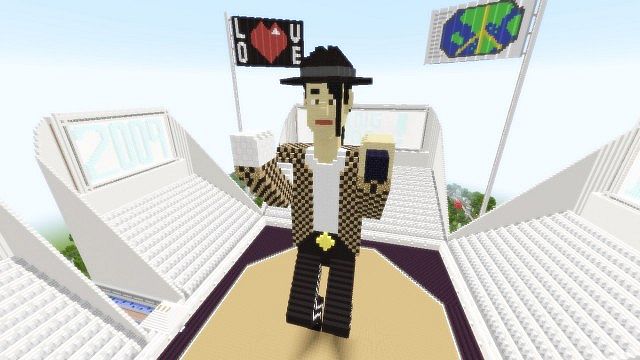 My Michael Jackson Build - Version 2 (Official) Minecraft Map