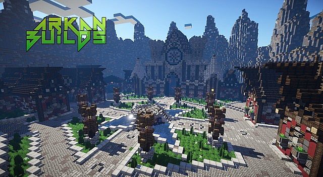The MineSquare Hub Minecraft Map