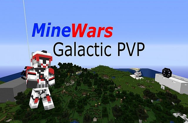Mine Wars Galactic PVP Minecraft Map