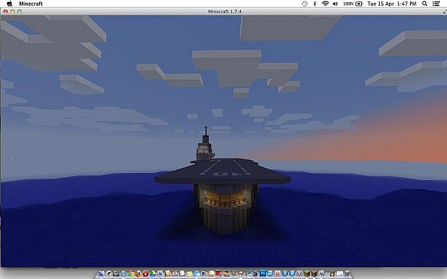 aircraft carrier wallaby Minecraft Map