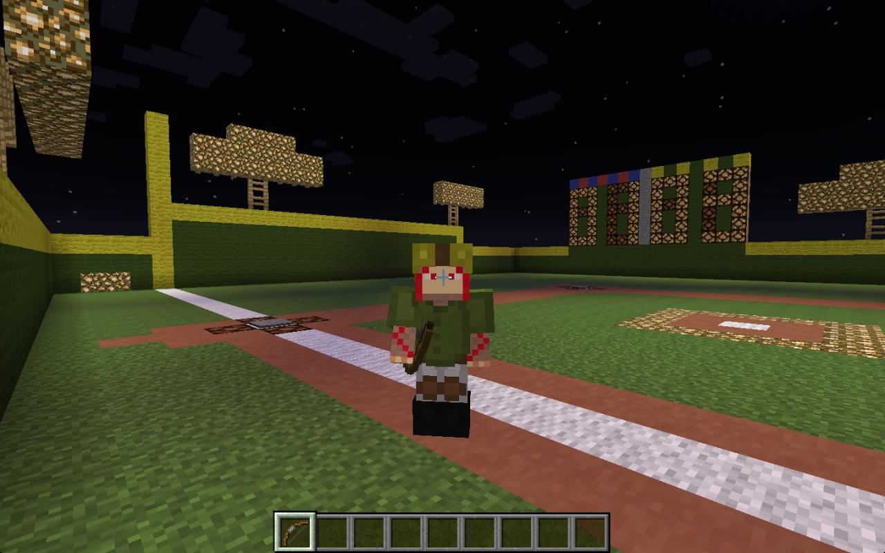 Baseball Stadium w/ minigame!! Minecraft Map
