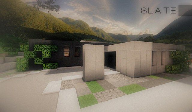 |Slate| [Contemporary Home] |TBS| Minecraft Map