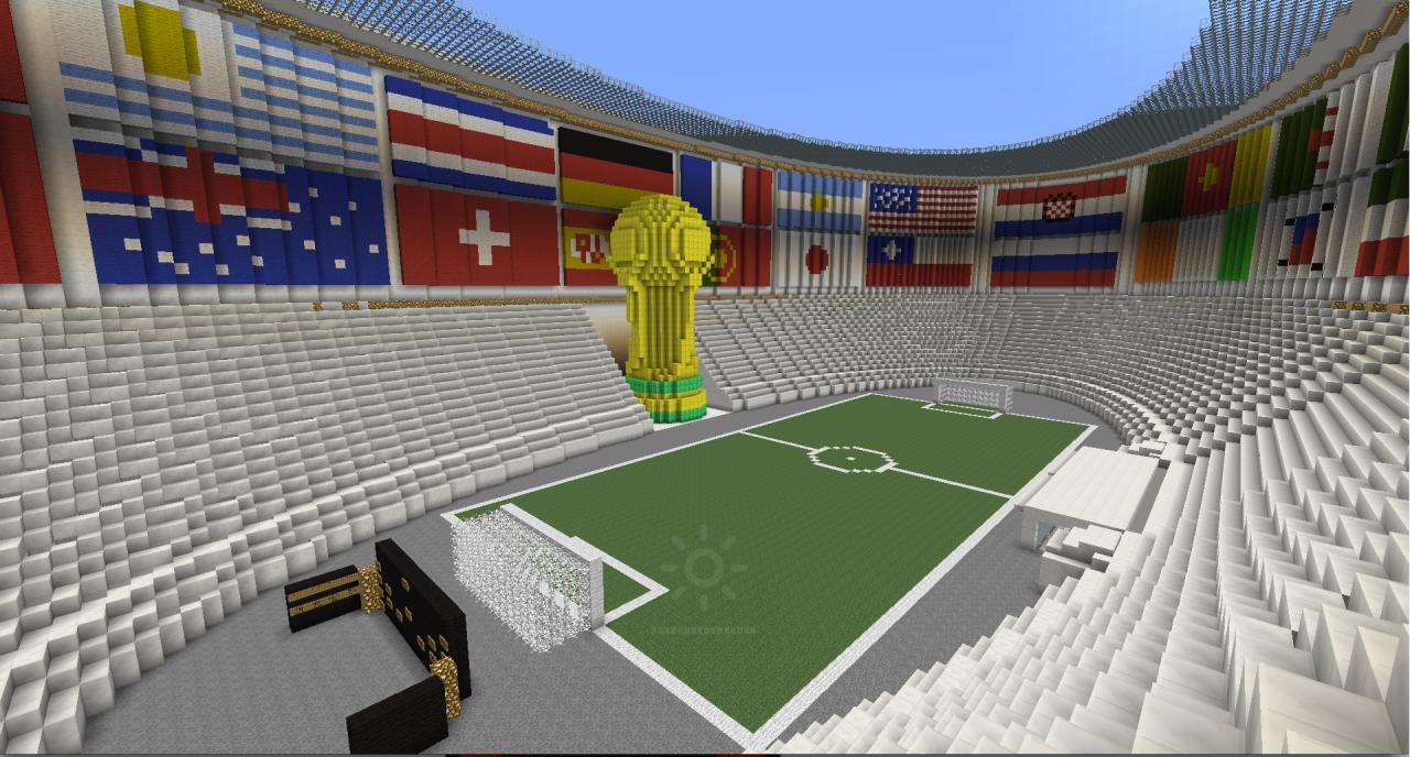 Brazil World Cup Stadium Minecraft Map