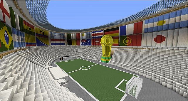Brazil World Cup Stadium Minecraft Map