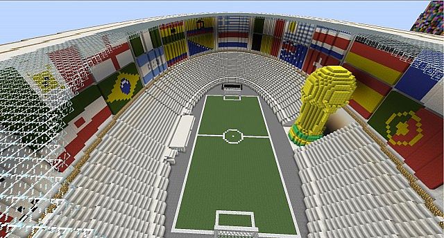 Brazil World Cup Stadium Minecraft Map