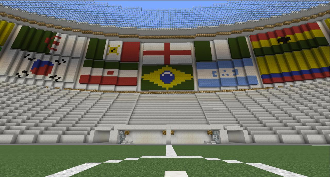 Brazil World Cup Stadium Minecraft Map