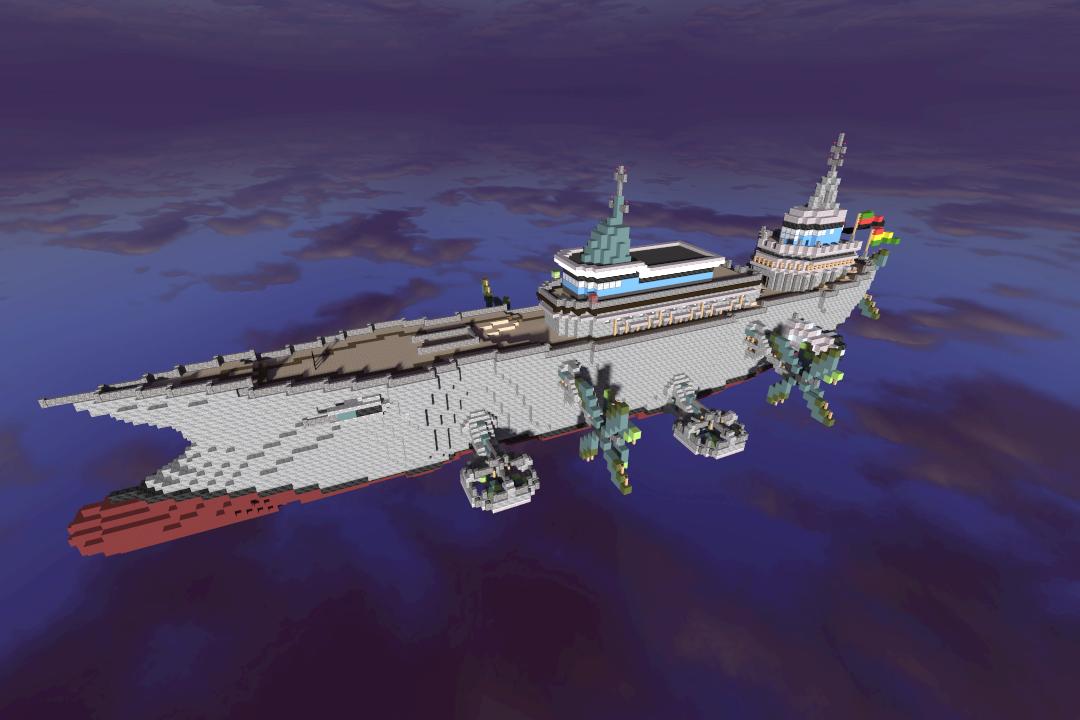 Steampunk Ship Minecraft Map