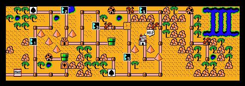 Super Mario 3 Desert Hill Minecraft Map