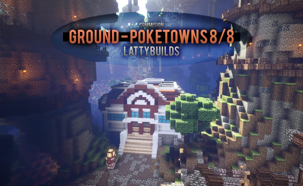Ground - Pokemon town 8/8 [Commission] Minecraft Project
