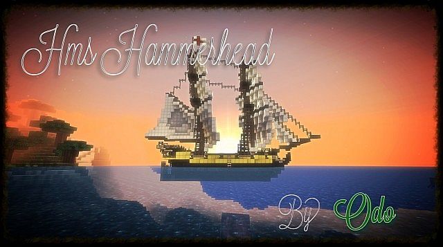 HMS Hammerhead - 12 gun brig Minecraft Map