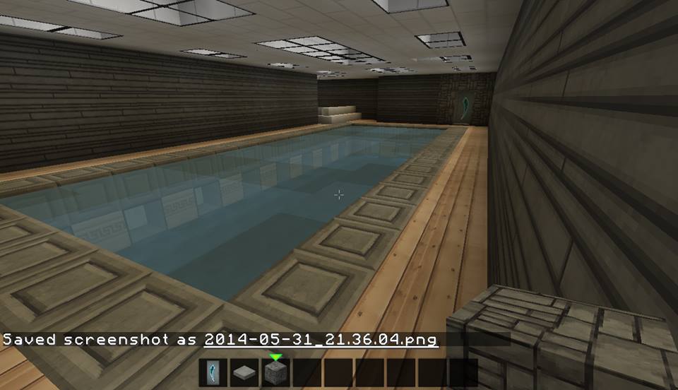 Modern hill side house Minecraft Map