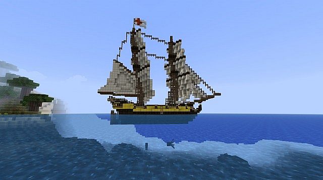 HMS Hammerhead - 12 gun brig Minecraft Map