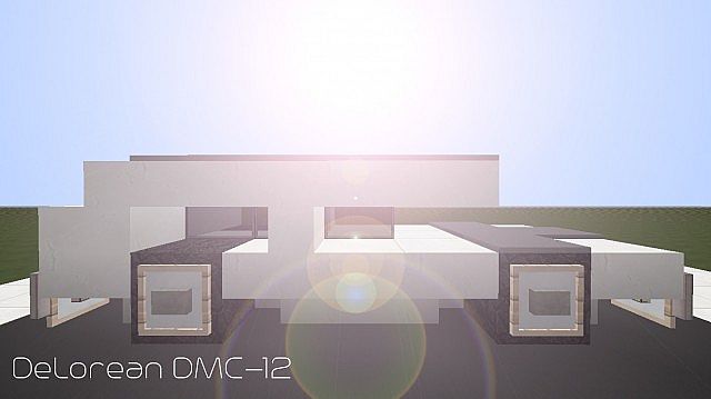 DeLorean DMC-12 | Minecraft Vehicles Minecraft Map