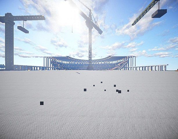Brasilia stadium FIFA 2014 Minecraft Map