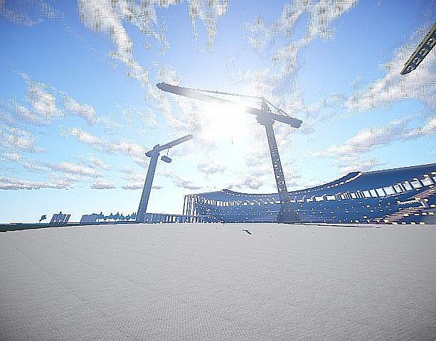 Brasilia stadium FIFA 2014 Minecraft Map