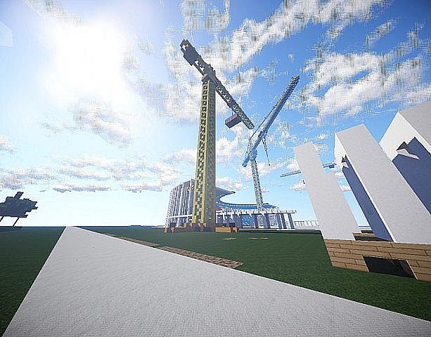 Brasilia stadium FIFA 2014 Minecraft Map