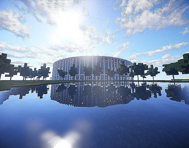 Brasilia stadium FIFA 2014 Minecraft Map