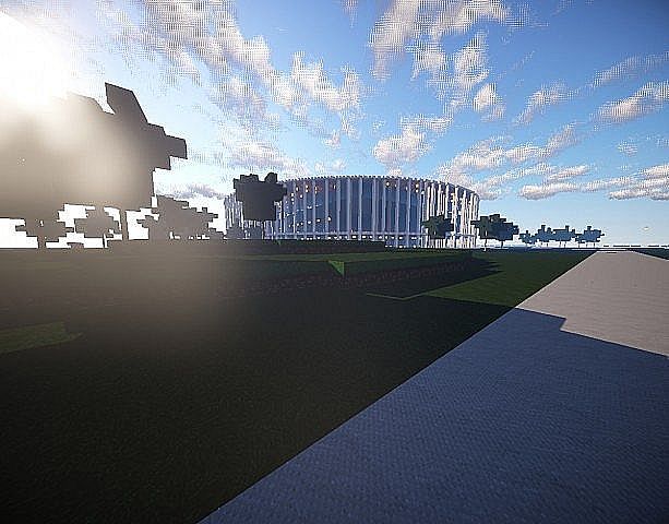 Brasilia stadium FIFA 2014 Minecraft Map