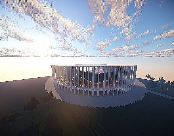 Brasilia stadium FIFA 2014 Minecraft Map