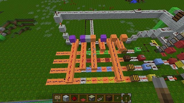 piston elevator Minecraft Map
