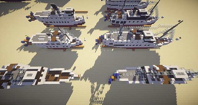 Swedish Steamboat Pack - 8 Real Life Vessels + Schematic Minecraft Map