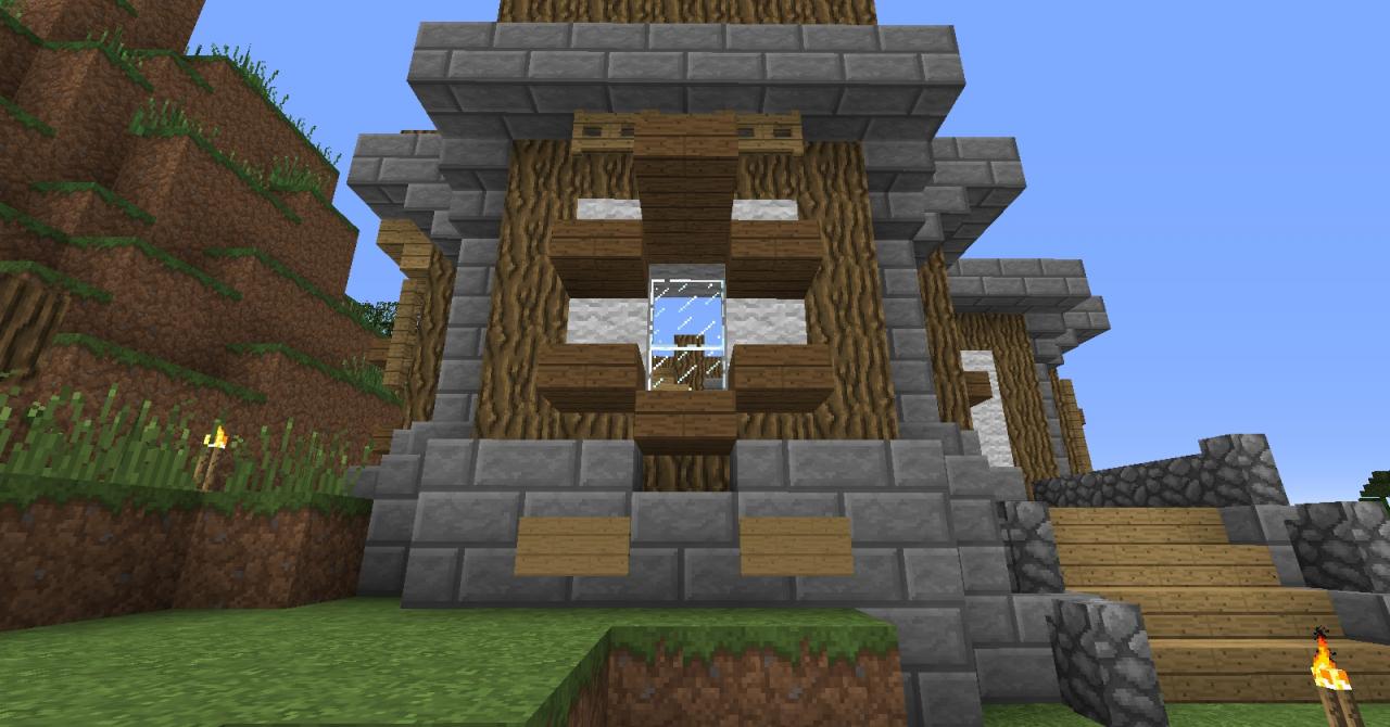 20x20 Plot house for Karam on the CryptCraft Server Minecraft Map