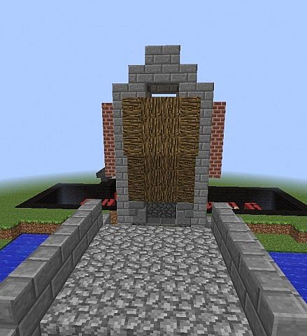 Fully movable drawbridge (14w21b) Minecraft Map