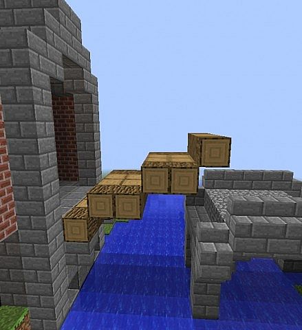 Fully movable drawbridge (14w21b) Minecraft Map